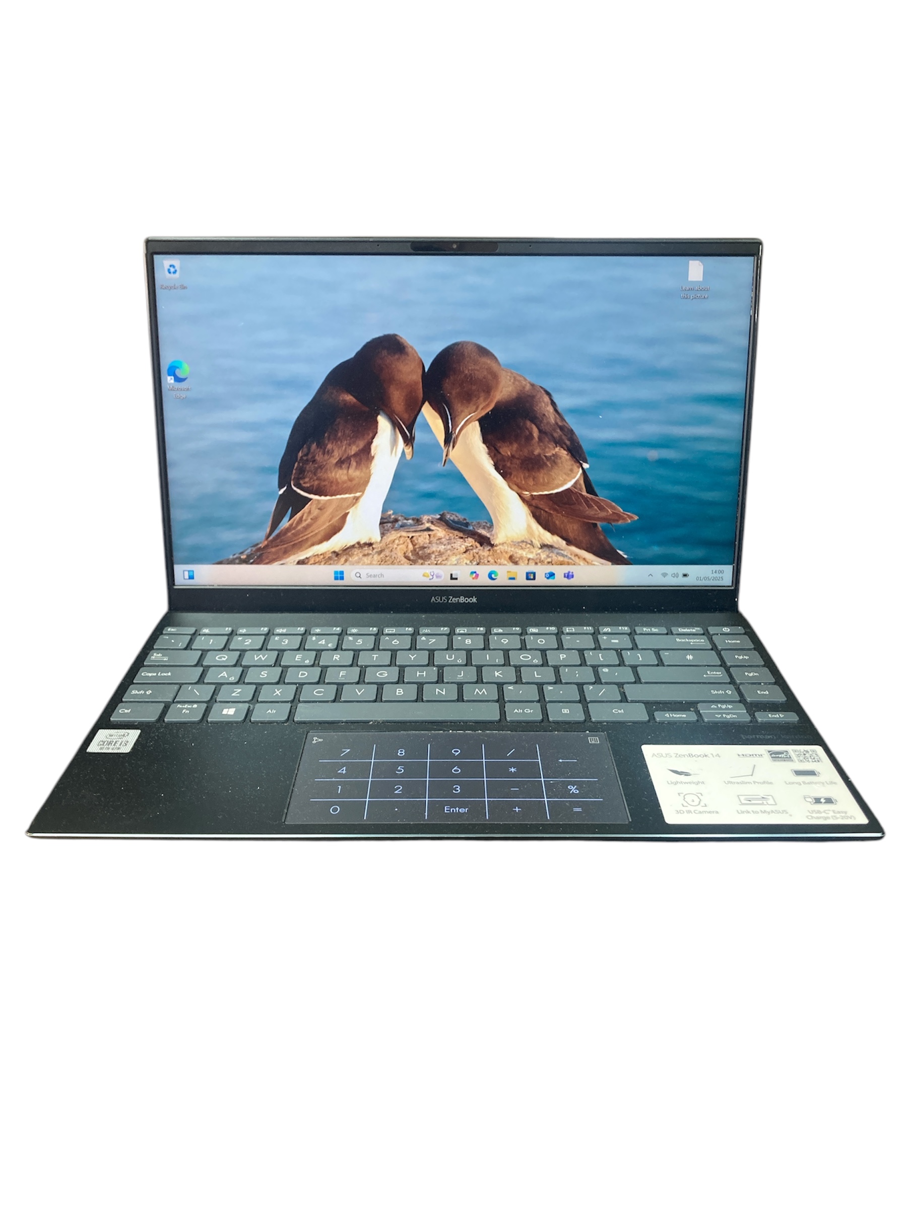 Pre-owned Asus UX425J 14" Zenbook - 256GB SSD, 8GB RAM, I3 ***READ ...